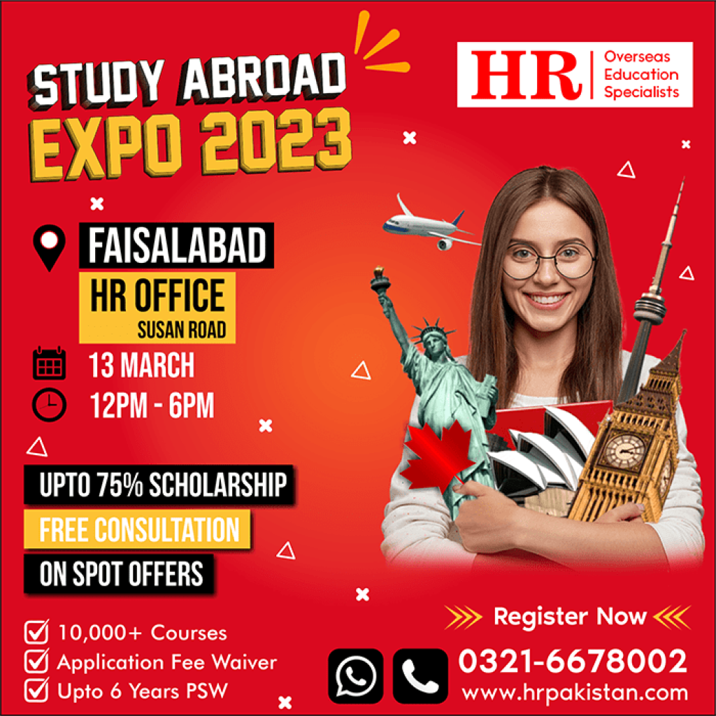Study Abroad Expo – HR Pakistan