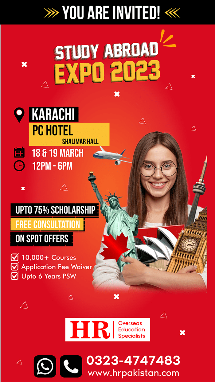 Study Abroad Expo Karachi - HR Pakistan